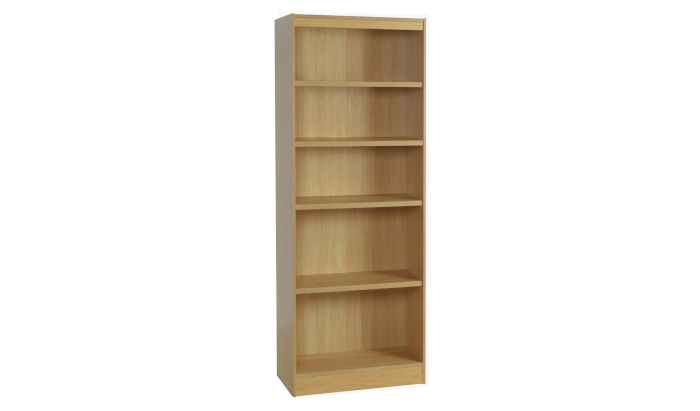 Home Office Classic Oak Tall Bookcase 600mm Wide